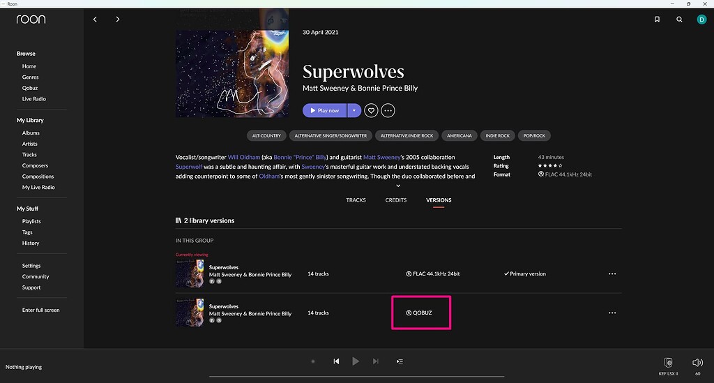 Roon Release 2.0 build 1211 - new "Qobuz" format? - Support - Roon Labs ...
