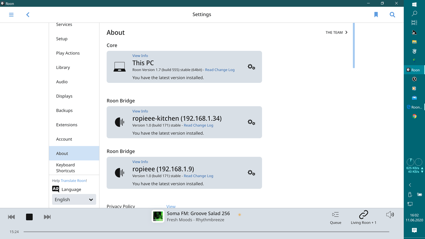 Roon Update check error - RoPieee - Roon Labs Community