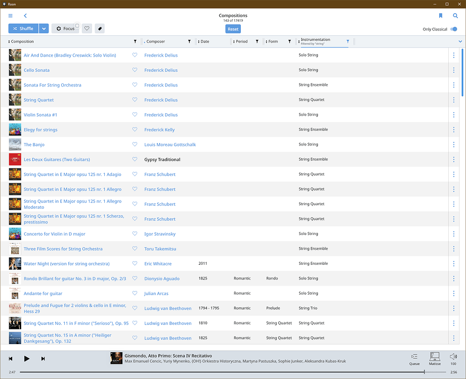 Browse by instrument? - Roon Software Discussion - Roon Labs Community