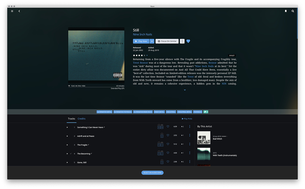 Roon not showing a local version (only Tidal) of one album - Support - Roon Labs Community