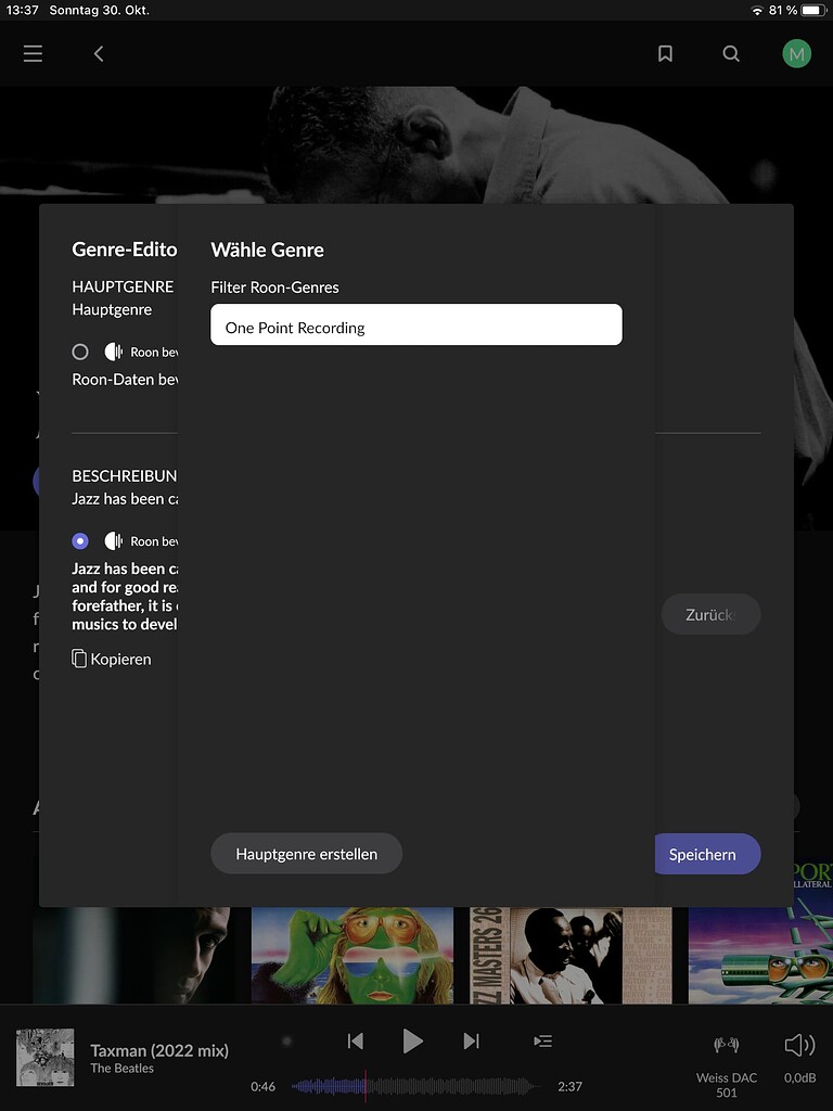 "Create a genre“ does not reflect function - should instead translate ...