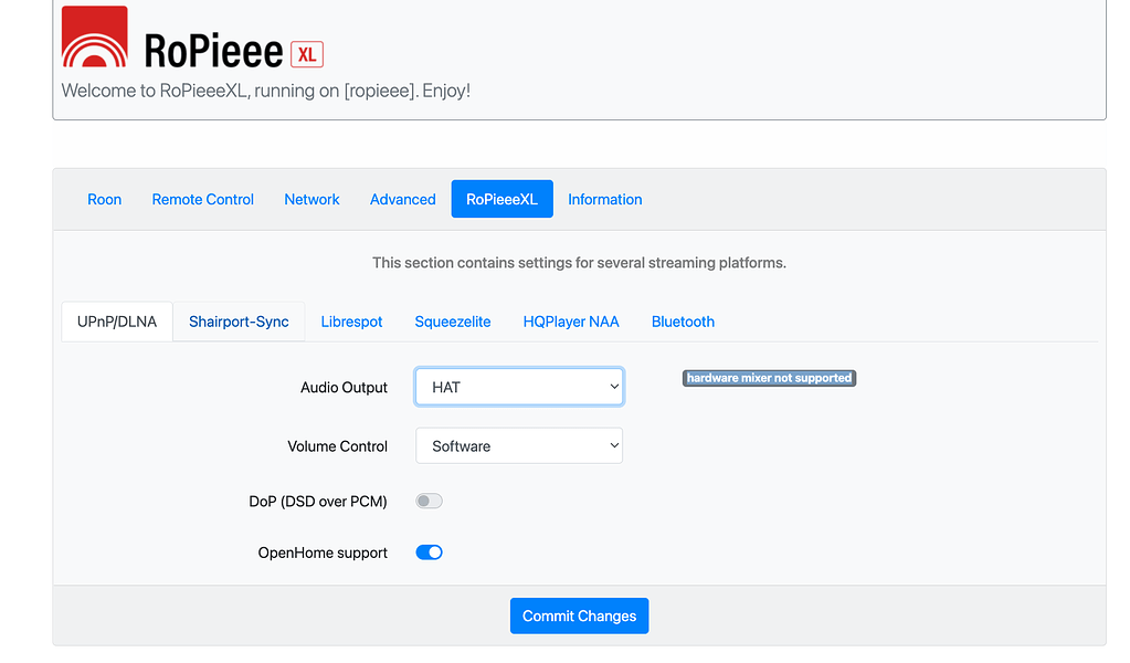 Can't get ropieee to show up as UPnP device - RoPieee - Roon Labs Community
