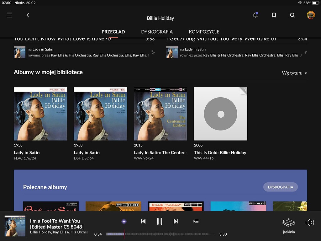 Roon app on iOS showing different content - Support - Roon Labs Community