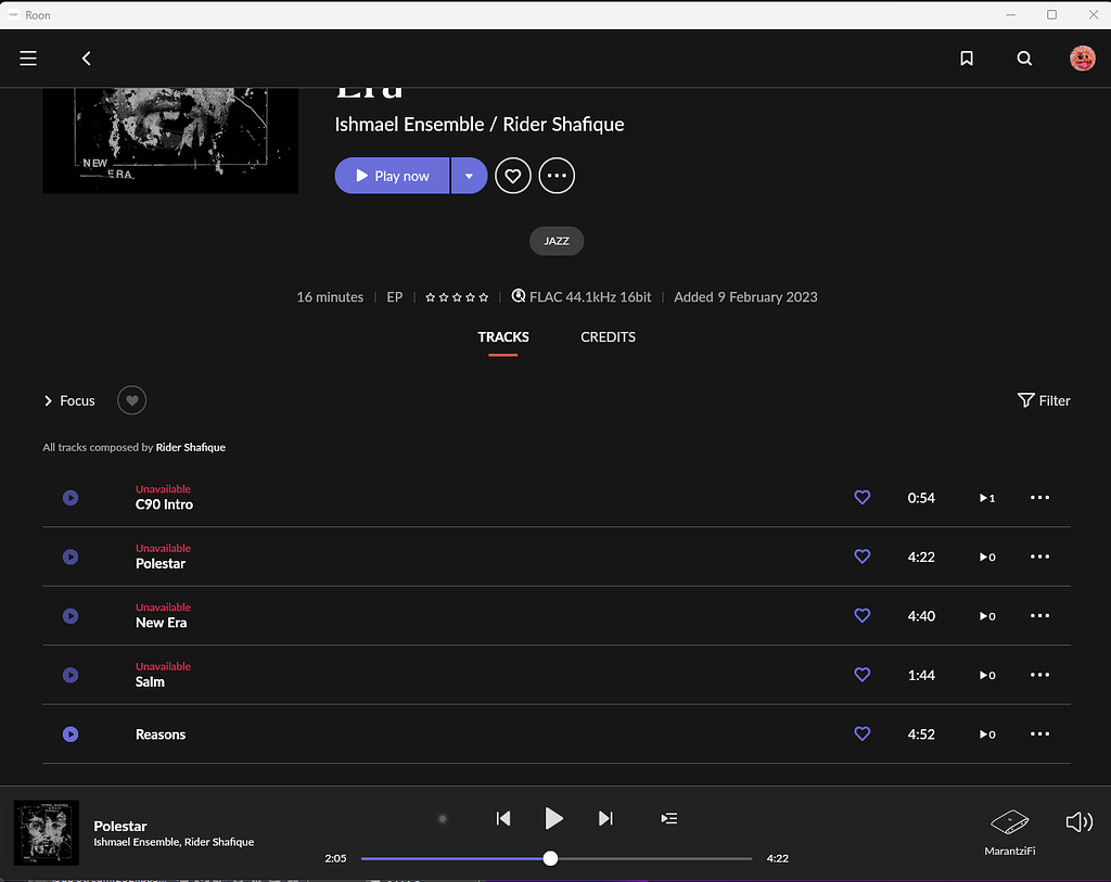 Currently playing an unavailable track? - Support - Roon Labs Community