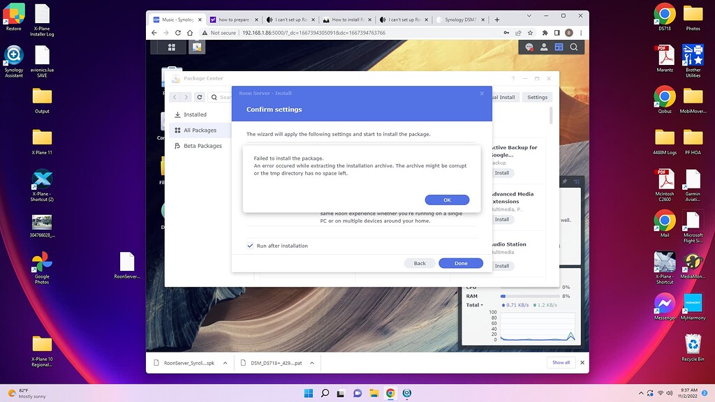 Installation on Synology using DSM 7 - QNAP/Synology NAS - Roon Labs ...