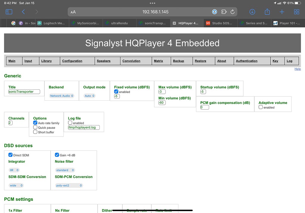 My HQPlayer settings, an fyi - HQ Player - Roon Labs Community