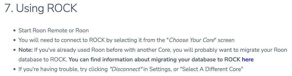 Migration from CORE to NUC ROCK: This version of ROON is not compatible ...