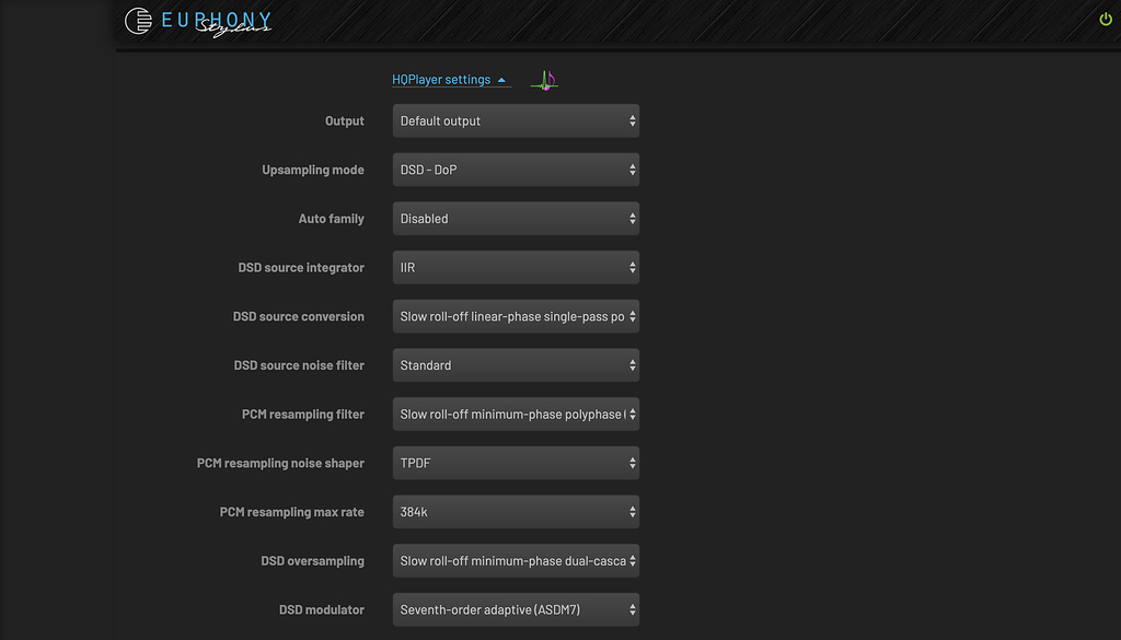 HQ Player - Euphony - Roon - HQ Player - Roon Labs Community