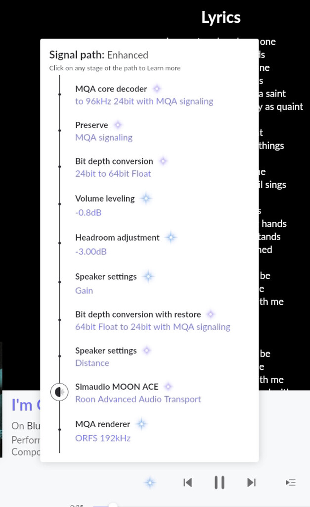 MQA not decoding at Moon Ace - Support - Roon Labs Community
