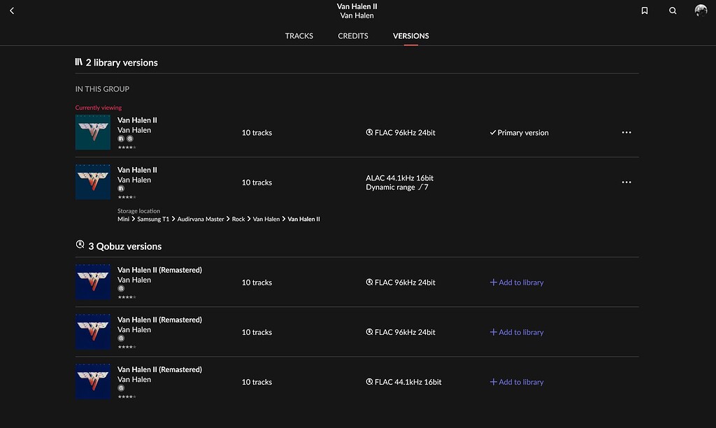 Roon Metadata / Qobuz / Wrong metadata info and/or multiple weird releases - Metadata - Roon ...