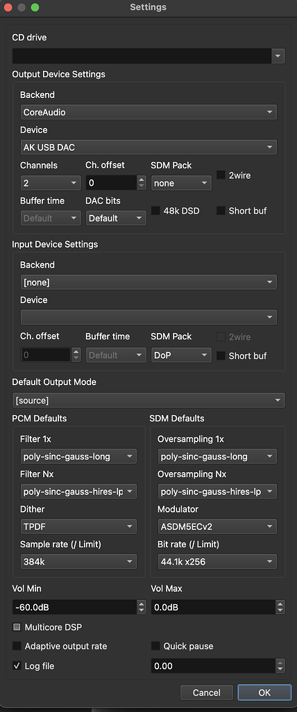 No DSD output from HQP - HQ Player - Roon Labs Community