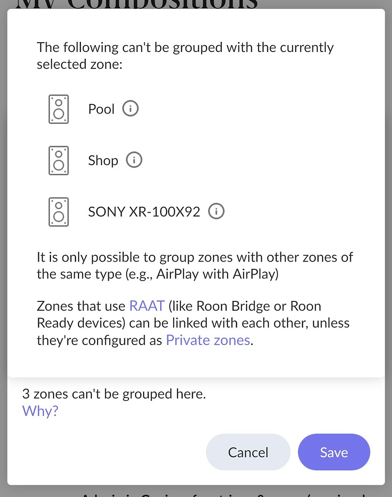Grouping speakers to play the same content [glitches when doing so ...