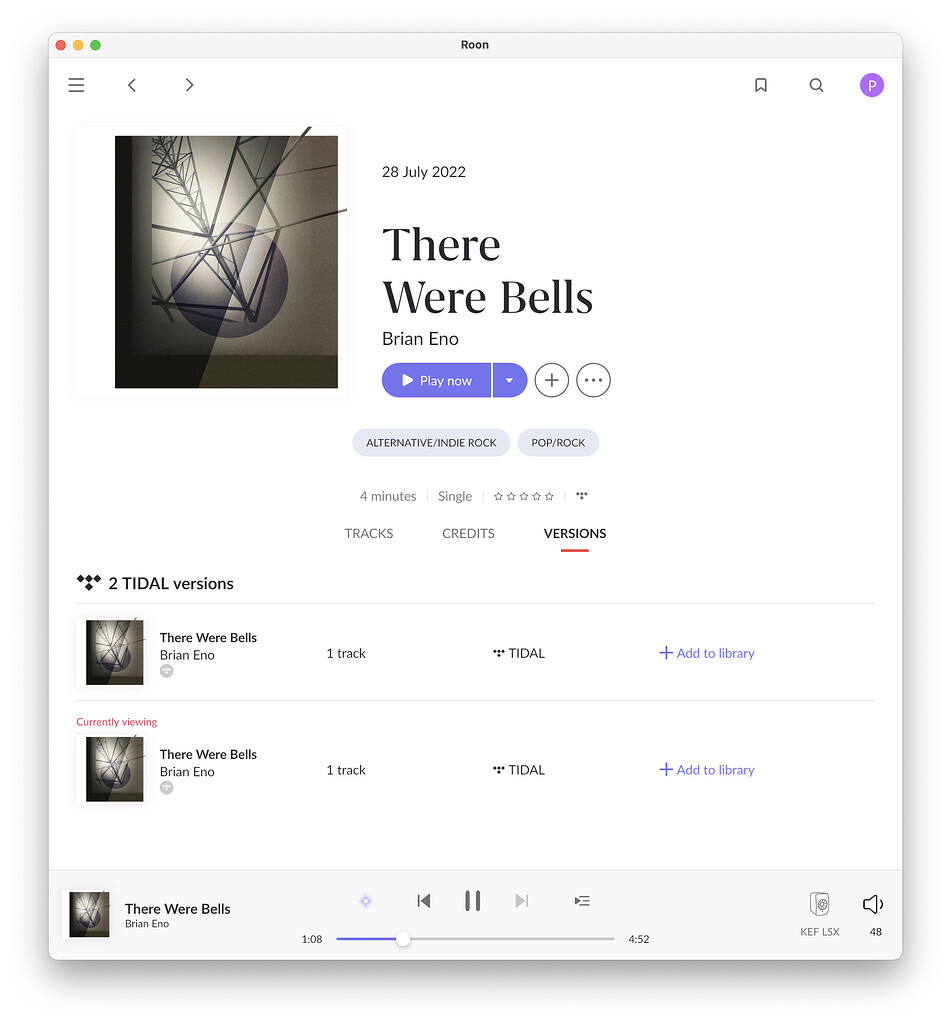 Duplicate albums? - TIDAL - Roon Labs Community
