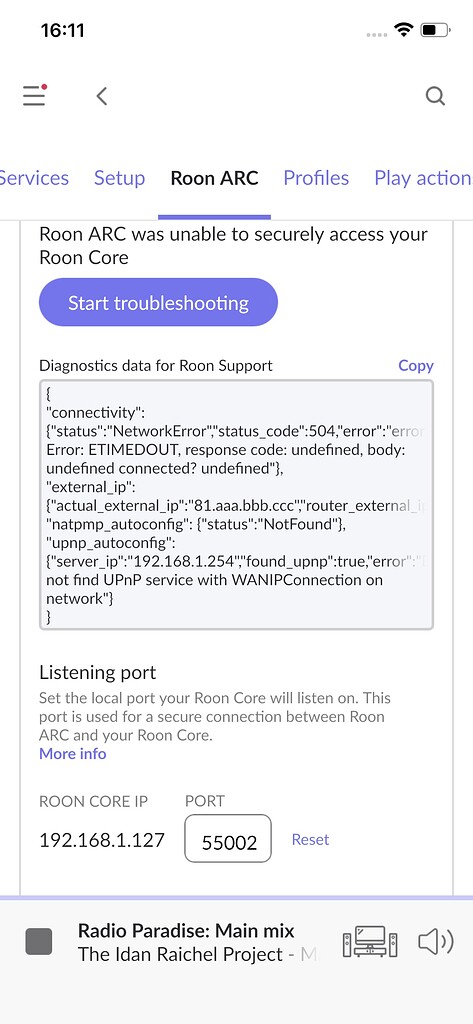 Can’t connect to arc - ARC: Port Forwarding Help - Roon Labs Community