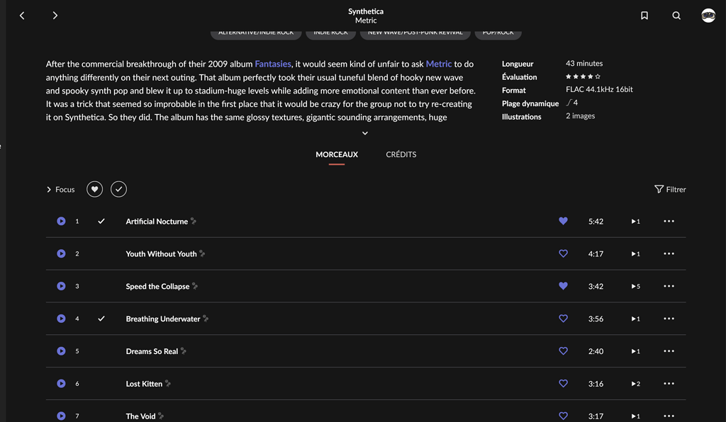 Roon 1.8 : Playlists associated with the album tracks have disappeared - Roon Software ...
