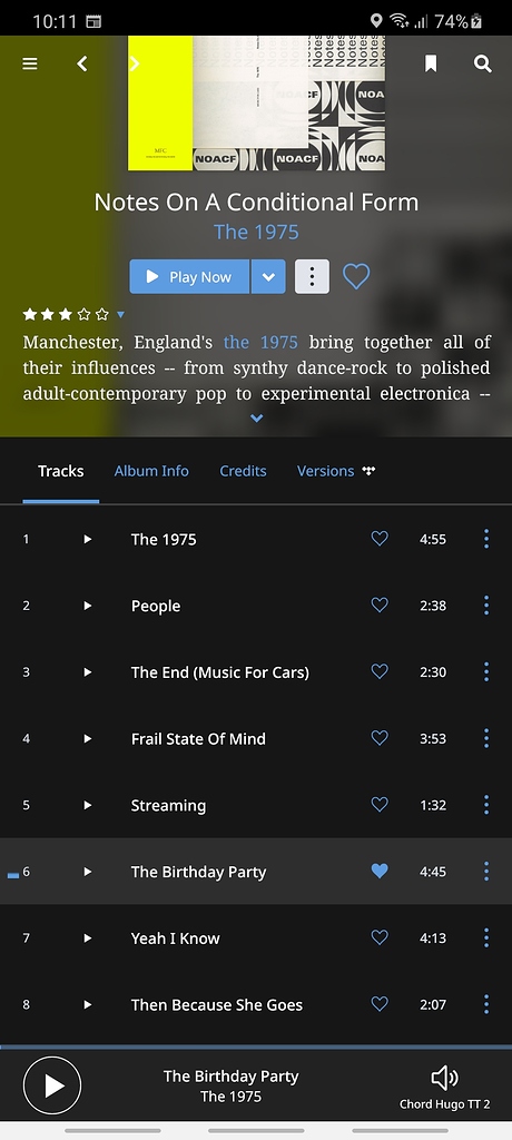 Roon library lyrics vs Tidal lyrics - Support - Roon Labs Community