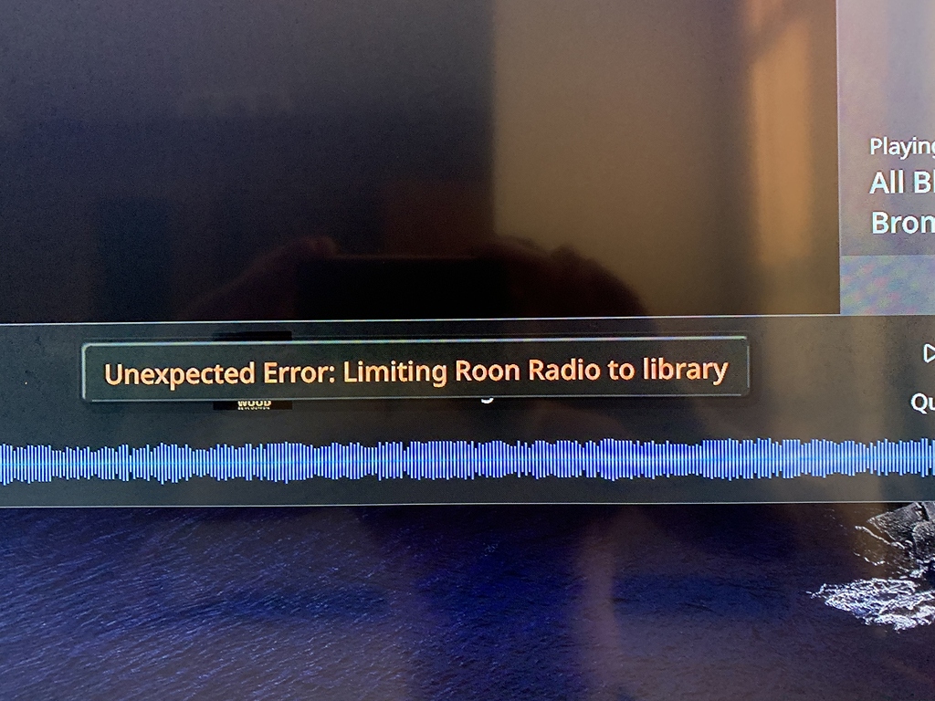 Error: Limiting Roon Radio to Library (2020-04-26) - Support - Roon Labs Community