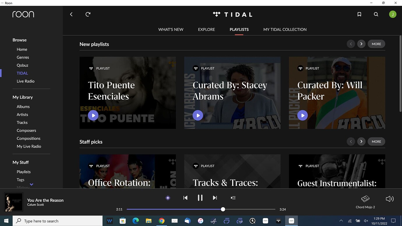 How to search for TIDAL playlists using ROON - TIDAL - Roon Labs Community