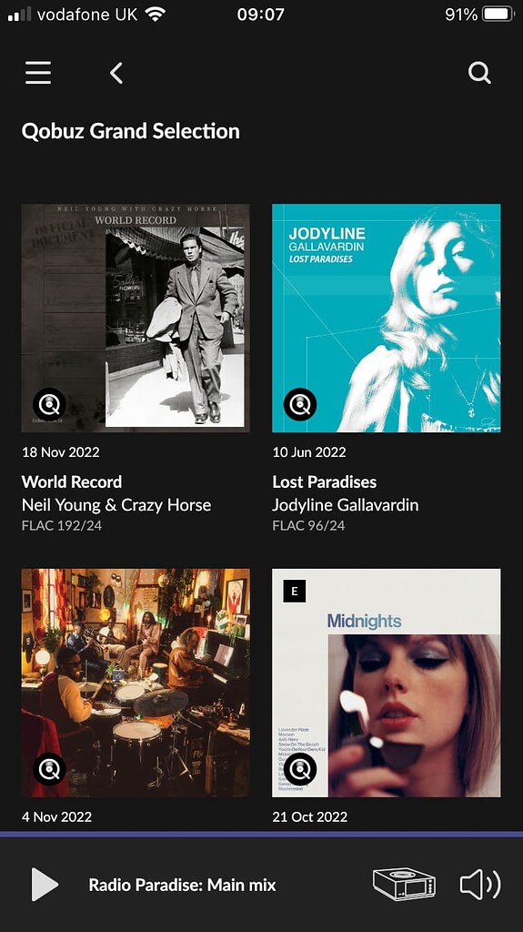 Qobuz New Releases a mess? - Qobuz - Roon Labs Community
