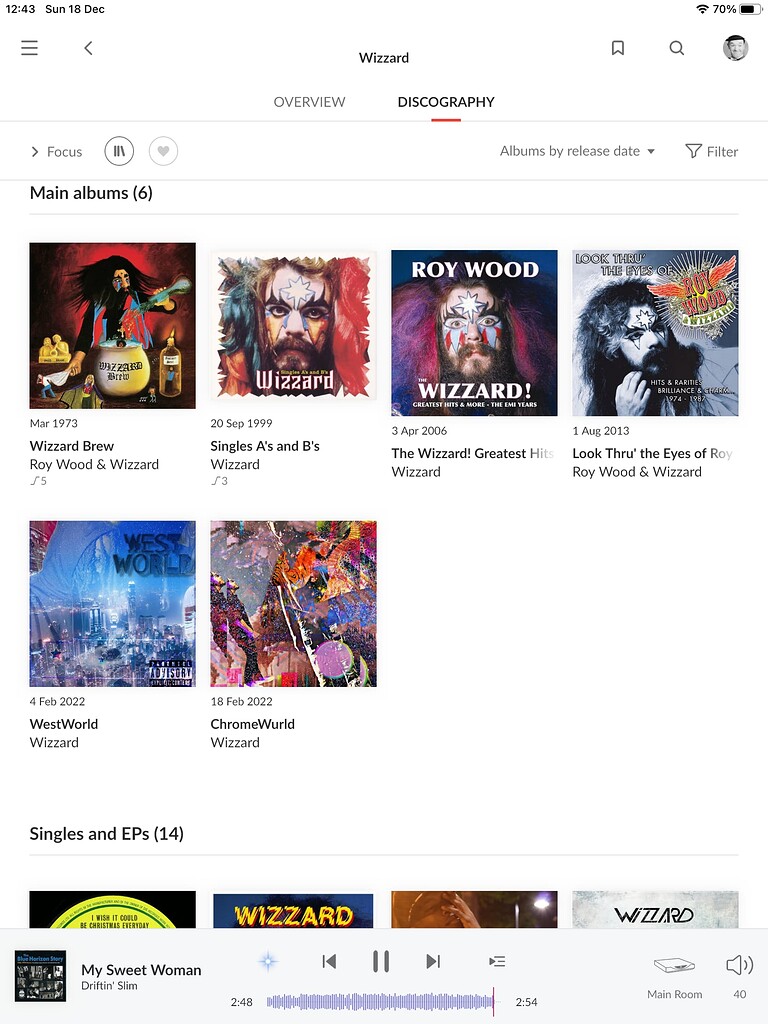 Wizzard (pop group) and Wizzard (rap artist) conflated - Metadata ...