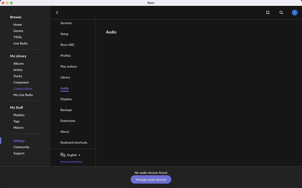 Roon Rock - No Audio Devices Found - Support - Roon Labs Community