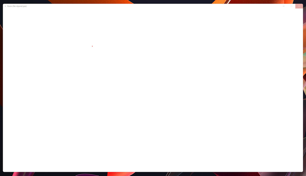 Roon Blank window - Support - Roon Labs Community