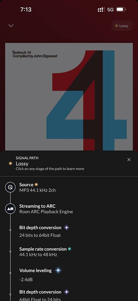 Roon arc and lossy quality with Qobuz and tidal - Support - Roon Labs ...