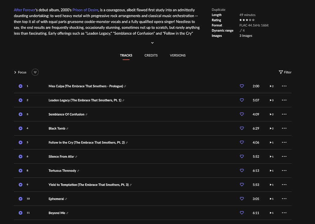 Guest artist is missing from track metadata. Is there any way I could add it? - Metadata - Roon ...