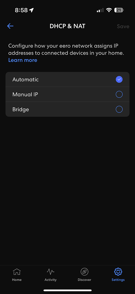 Roon Arc Not Working With Eero Atandt Fiber Arc Port Forwarding Help Roon Labs Community