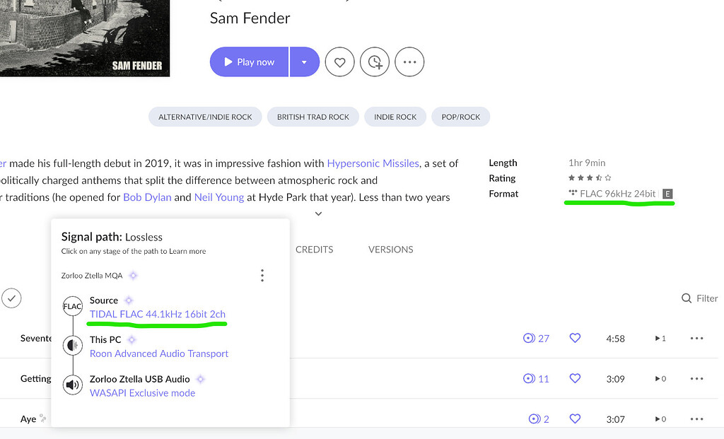 Confused about quality of stream? - Roon Software Discussion - Roon ...