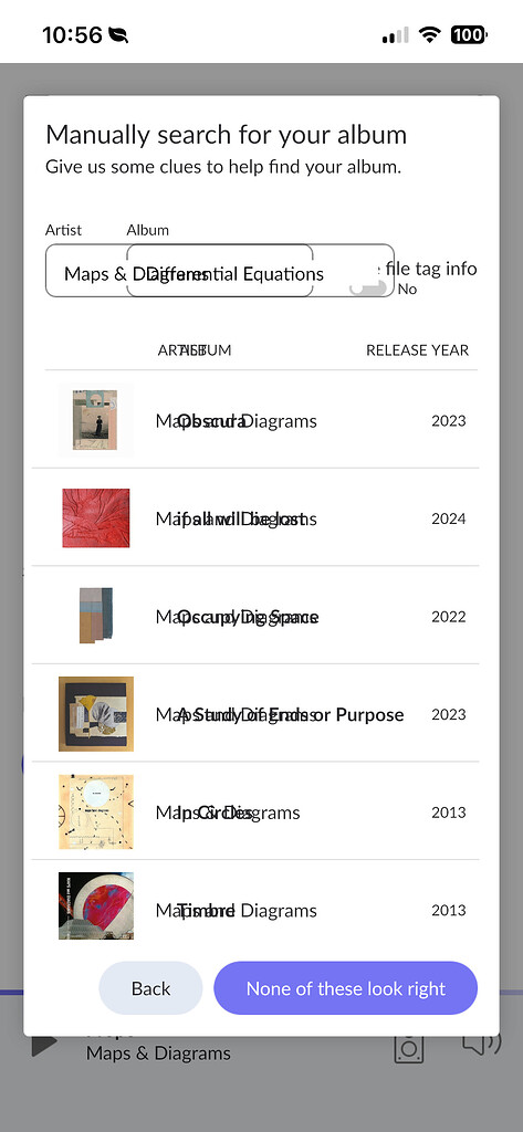 Edit Album Window Album Erroneously Available on Android/iOS Remote ...