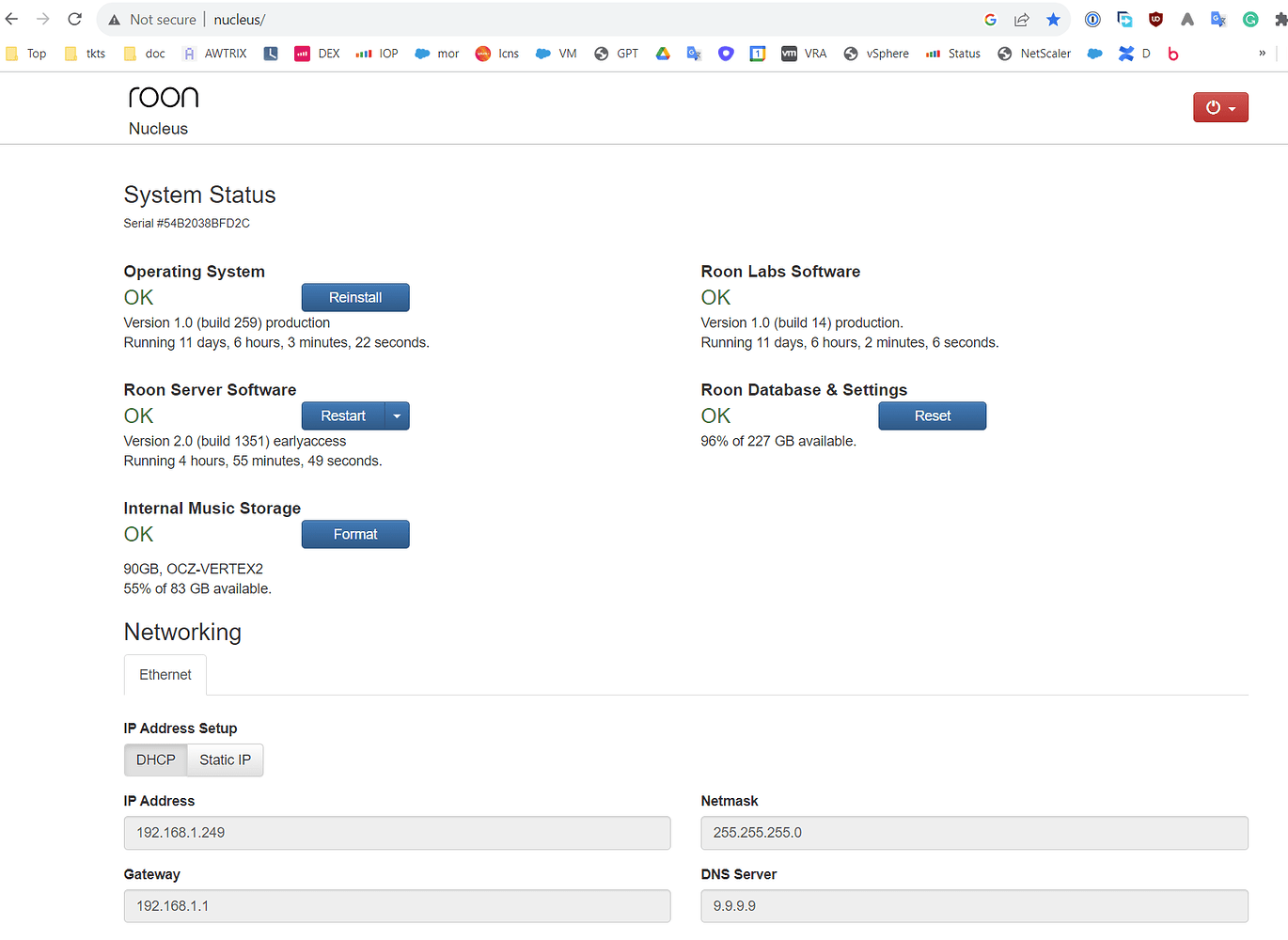 Nucleus is slow - Nucleus Support - Roon Labs Community