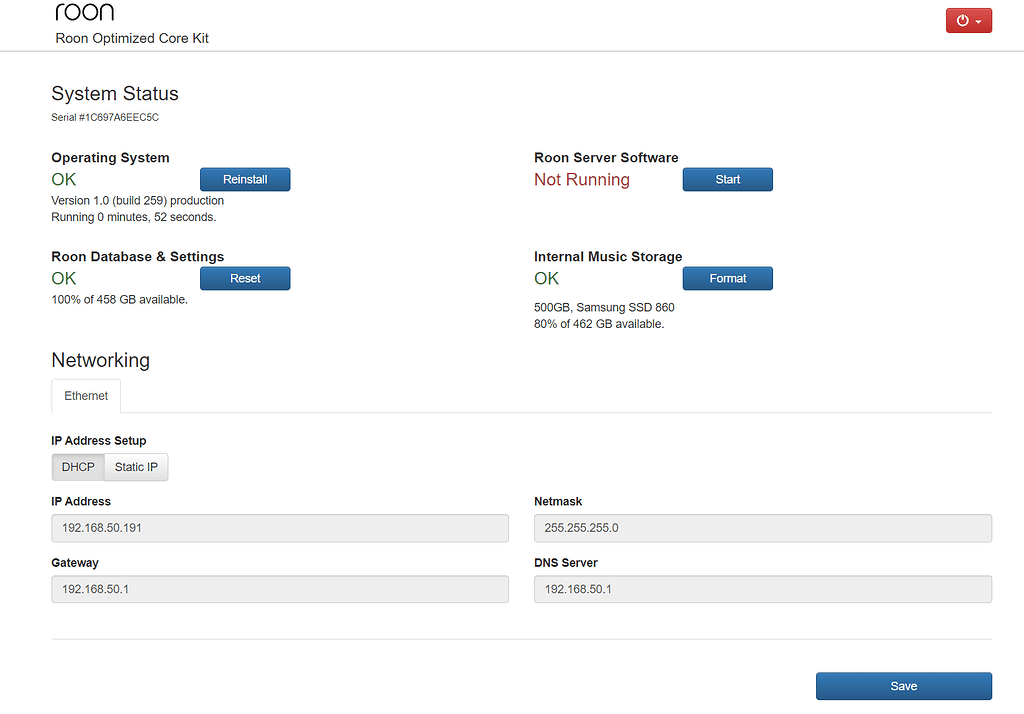 NUC Roon core not recognized - Support - Roon Labs Community