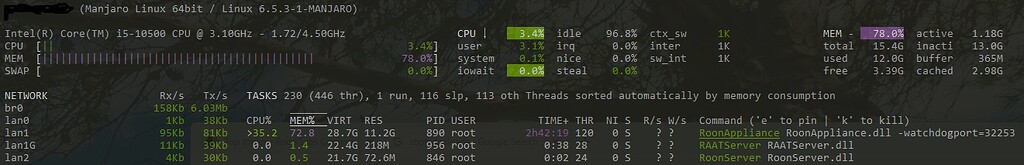 Roon server on Linux consuming huge amount memory even when not in use - Support - Roon Labs ...