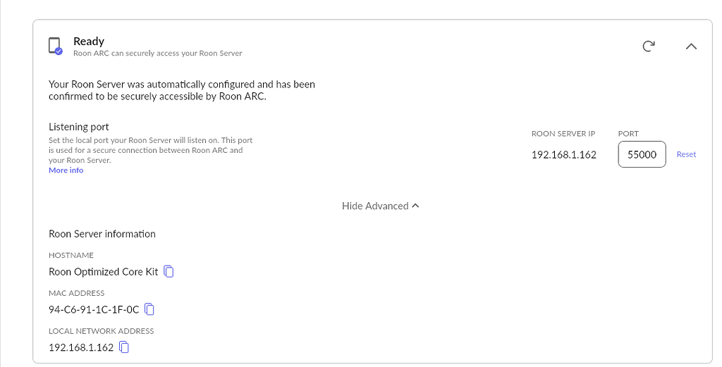 Issue with Roon ARC connection on Synology RT2600ac with Draytek Vigor ...