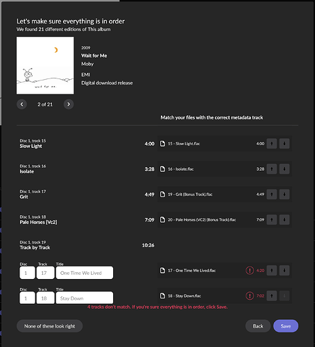 Fix the ancient Album Identification field - Feature Suggestions - Roon ...