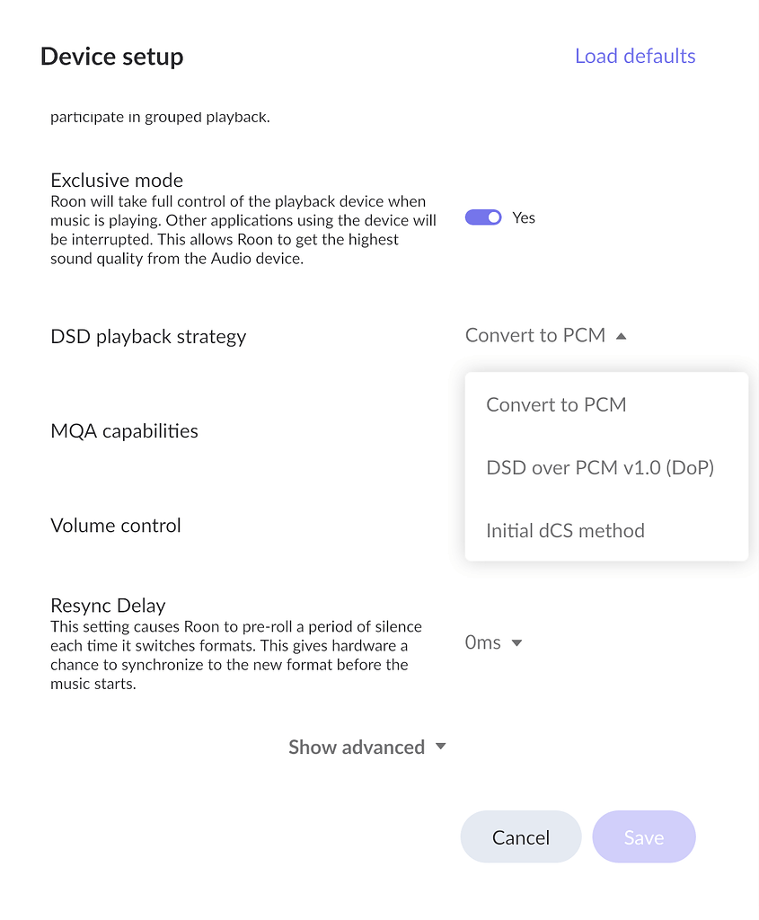 Sending DSD it to my DAC without converting it - Roon Software Discussion - Roon Labs Community