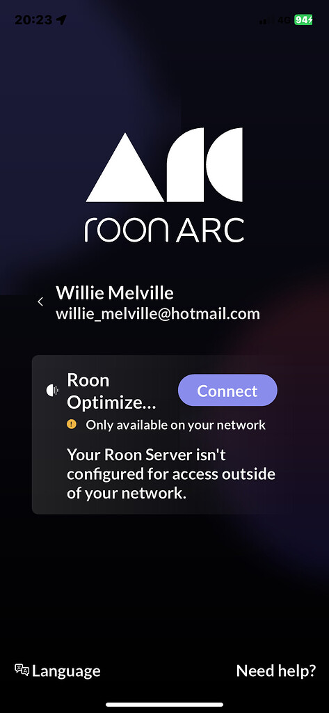 Cannot connect ARC, although Roon app shows ARC as being able to connect - ARC: Port Forwarding ...