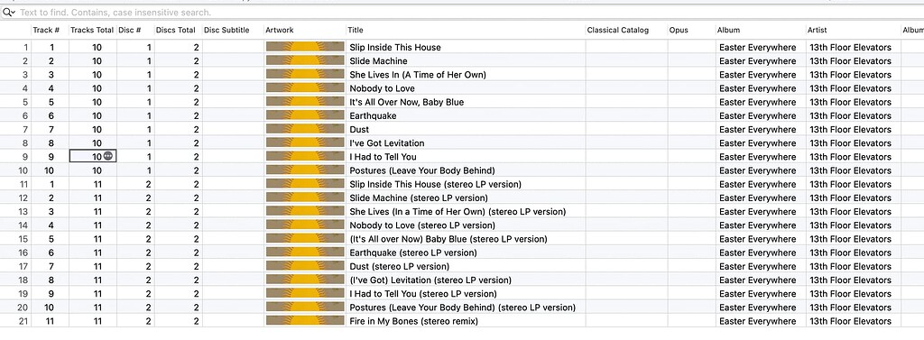 Single Tracks Displayed as Groupings (ref#WJUT43) - Support - Roon Labs ...