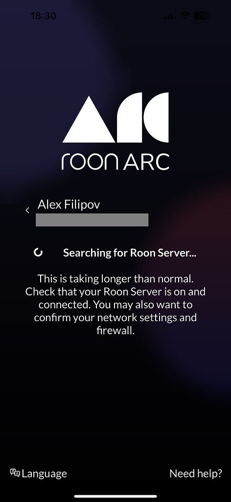 ARC taking too long to connect to Roon - Support - Roon Labs Community