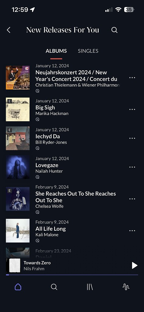 New Releases For You: Sort Order Differs Between ARC/Roon [Ticket In] - Support - Roon Labs ...