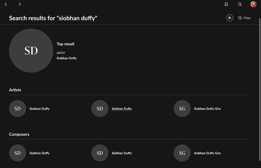 Siobhan Duffy (-Gira) multiplied - Metadata - Roon Labs Community