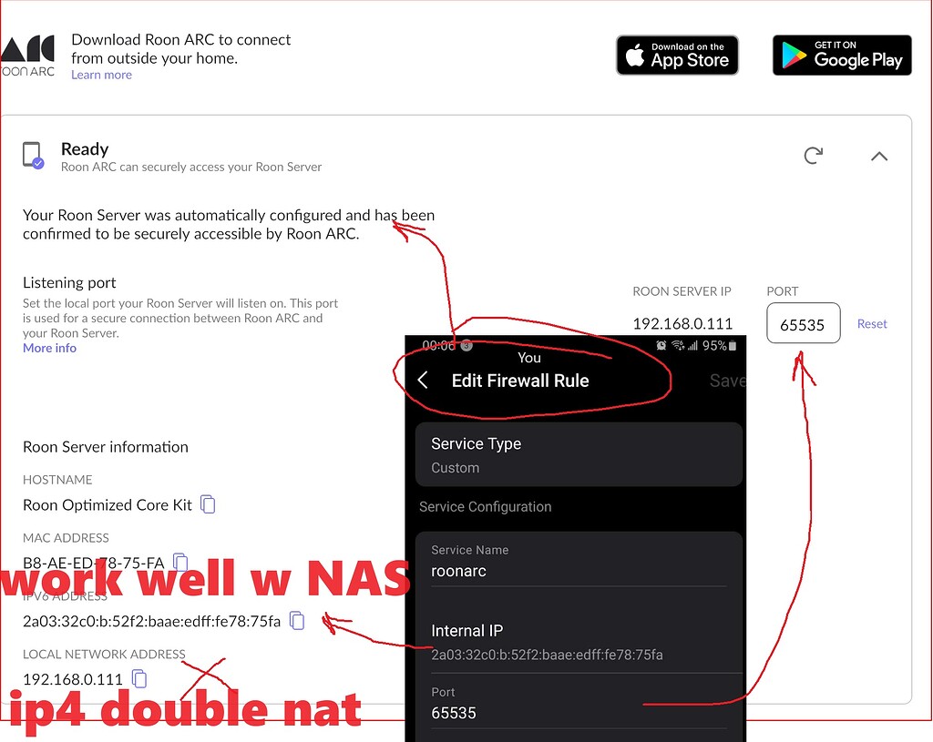Roonarc Cant Connect Ipv6 Arc Port Forwarding Help Roon Labs Community