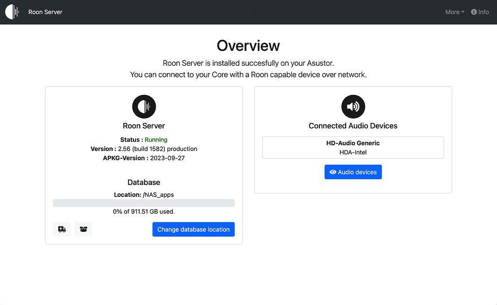 Can't find settings/configuration option in Roon app on ASUSTOR - Roon ...
