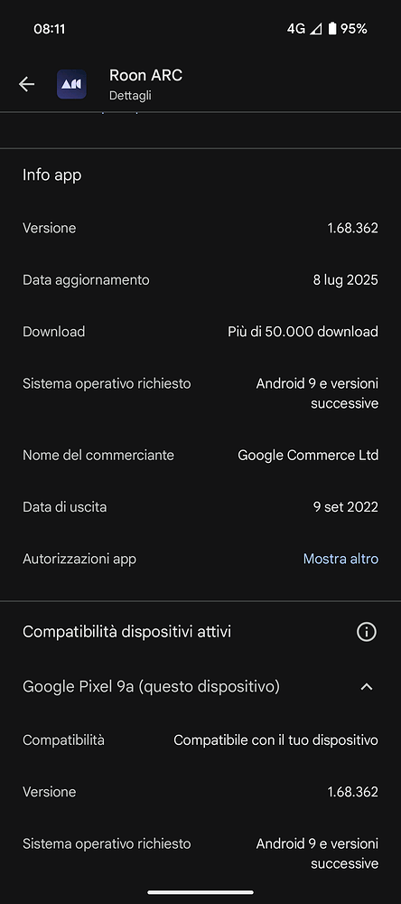 Roon on EA branch but ARC updated to production build - Early Access - Roon Labs Community