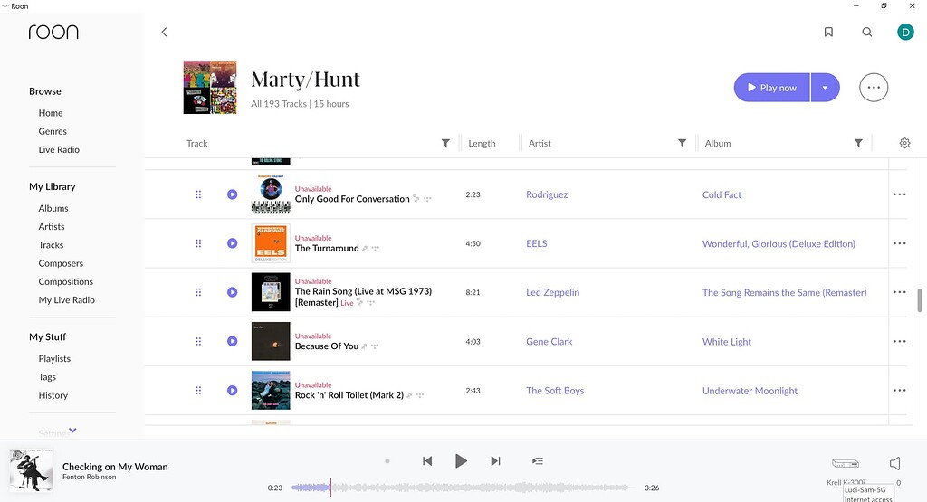 Missing albums/songs and static sound quality - Nucleus Support - Roon ...