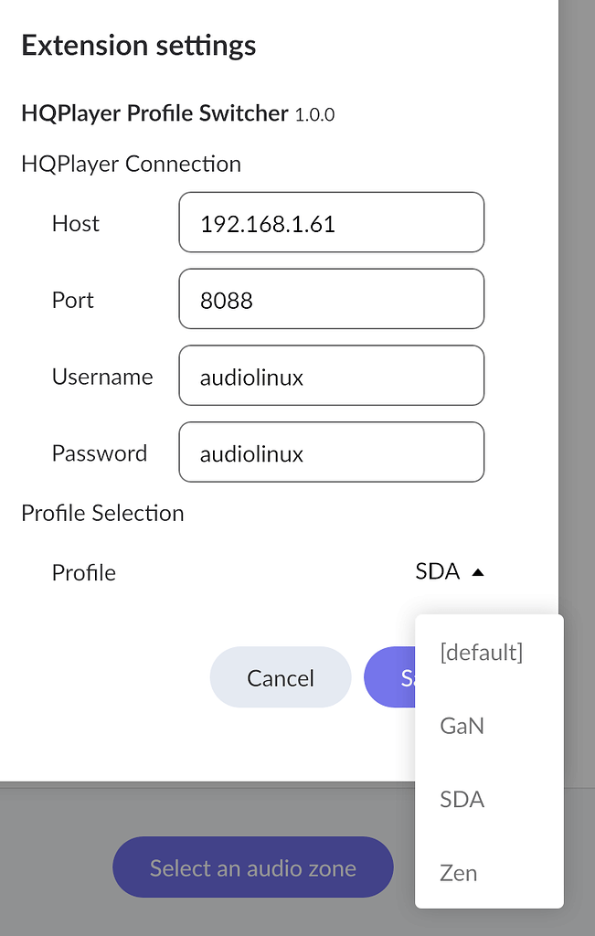 HQPlayer Embedded Profile Switcher - Tinkering - Roon Labs Community