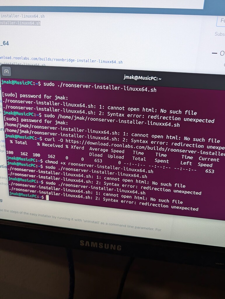 Help installing Roon Server on clean ubuntu 24.04 - Linux - Roon Labs ...