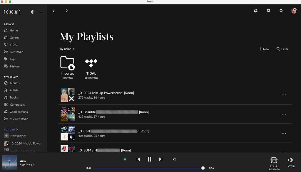 Layout of Playlist Page; Feedback on Folders and Sync - Early Access - Roon Labs Community