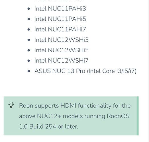 ROCK on NUC14 no HDMI Output - ROCK - Roon Labs Community